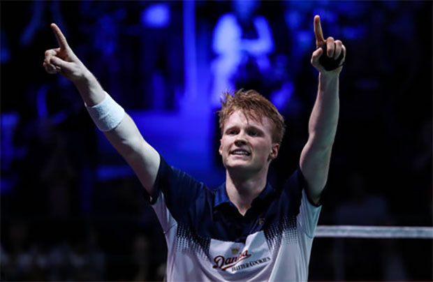 Badminton Video - 2018 Denmark Open QF - Anders Antonsen (Denmark) vs ...